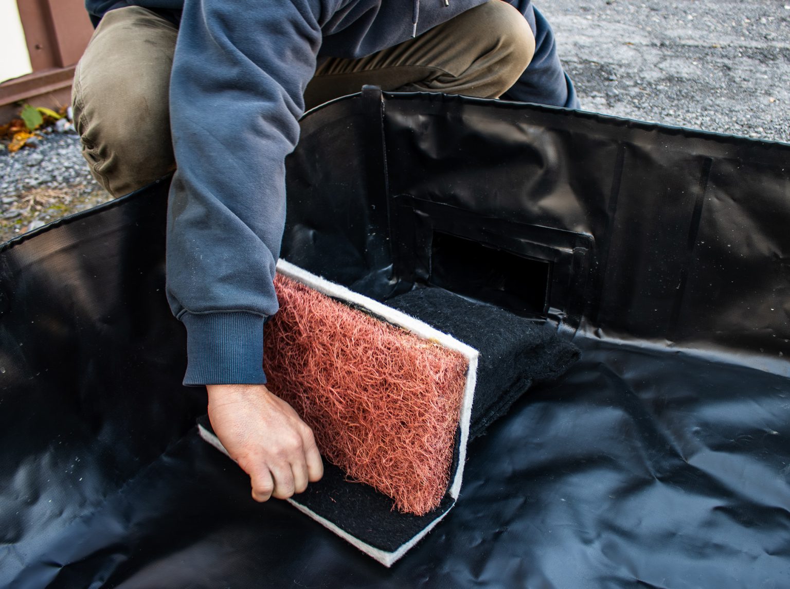 Drainiac® Pre-Filter System for Portable Secondary Containment