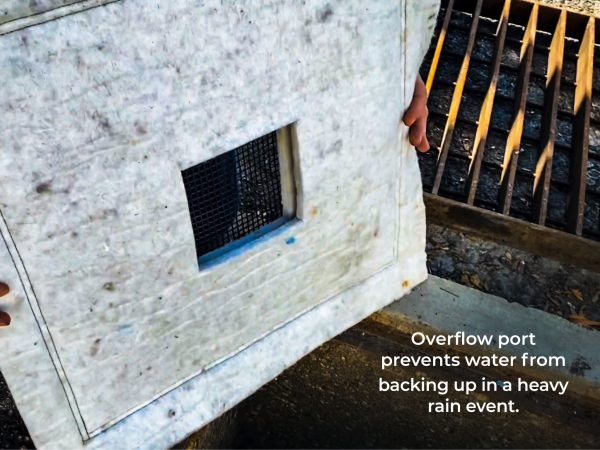 Storm Drain Insert - HuskyGuard Below Drain Filter System