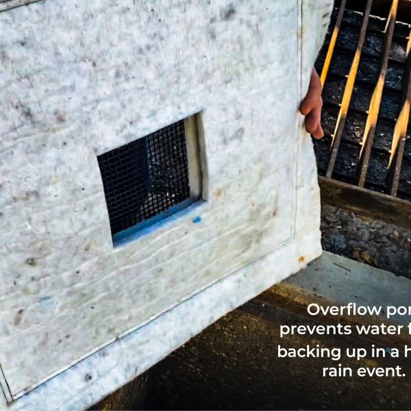 Storm Drain Insert - HuskyGuard Below Drain Filter System