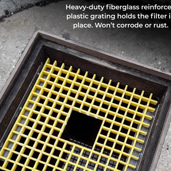 Storm Drain Insert - HuskyGuard Below Drain Filter System