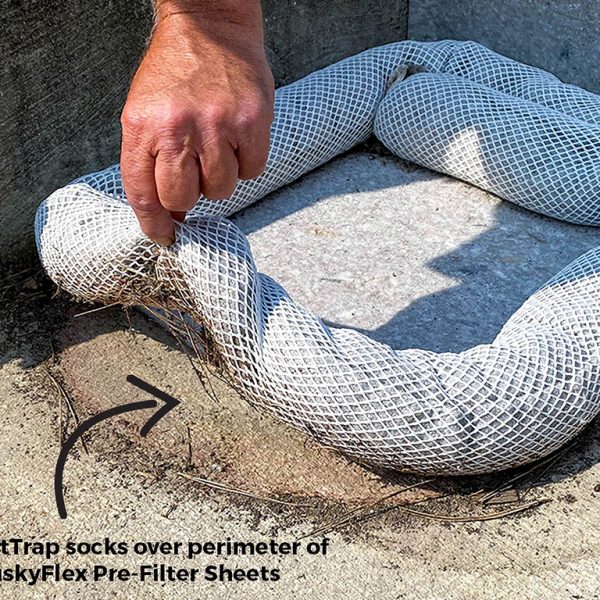 Silt Trap Socks - Sediment Control Sock for Secondary Containment