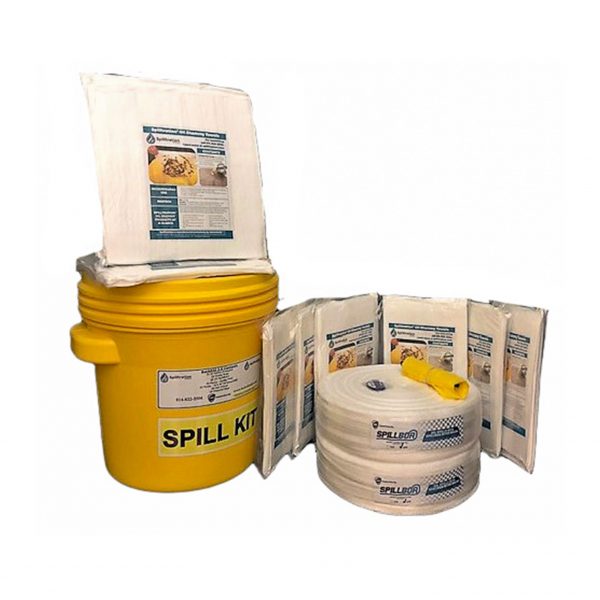 Marine Spill Kit in 20 Gallon Overpack - Spilltration® Absorbent Products