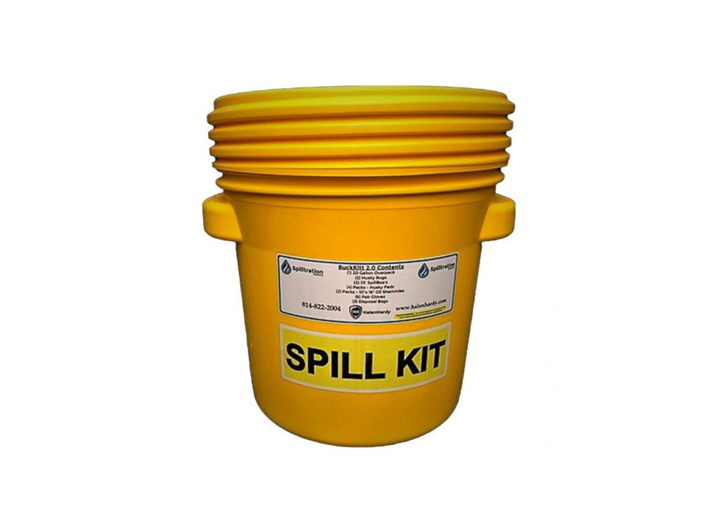 Marine Spill Kit in 20 Gallon Overpack - Spilltration® Absorbent Products