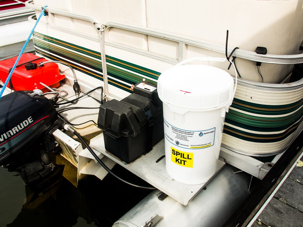 Marine Spill Kit in 6.5 Gallon Bucket for Docks & Marinas